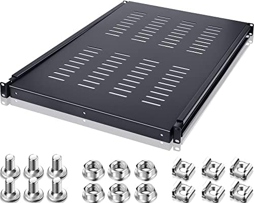 Amazon.com: StarTech.com 1U Adjustable Vented Server Rack Mount Shelf ...