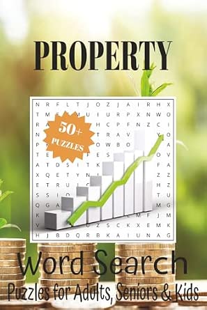 Property Word Search Puzzle Book: Word Searches with Easy to Read Print ...