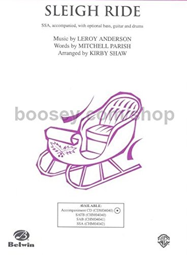 Leroy Anderson-Sleigh Ride-SAB: Amazon.co.uk: 0654979079408: Books