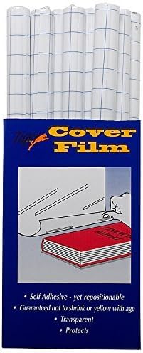 Tiger 50cm x 10m QUALITY ROLL OF CLEAR STICKY BACK PLASTIC BOOK COVER ...