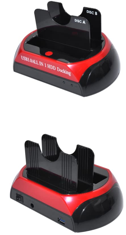 875U3 HDD Docking Station USB 3.0/Type C Dual Internal Hard Disk Drive ...