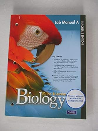 Amazon.com: Miller & Levine Biology: Laboratory Manual A, Teacher's ...