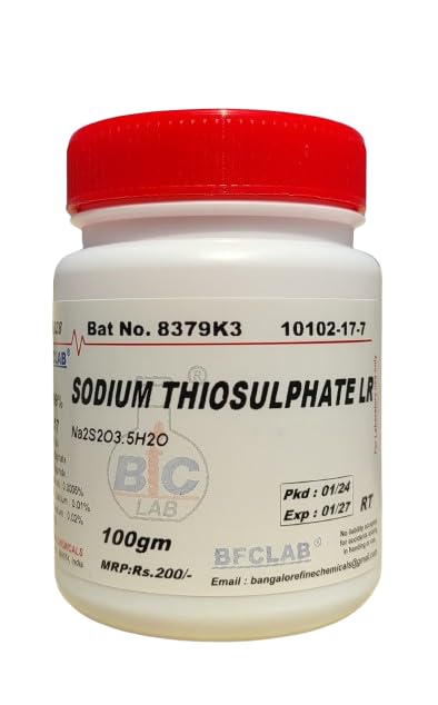 BFCLAB Sodium Thiosulphate Lr Powder-100Gm Hypo : Amazon.in: Industrial ...