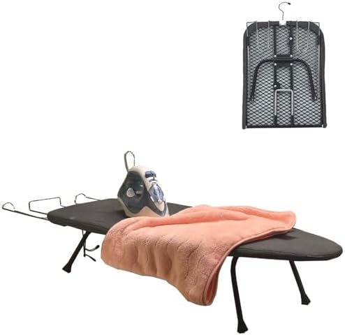 Amazon.com: Metal Foldable Tabletop Ironing Board with Iron Rest ...