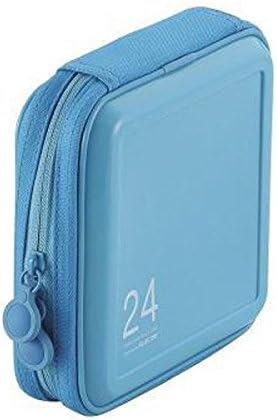 Amazon.co.jp : （まとめ買い）エレコム CD/DVDケース セミハード ファスナー付 24枚入 ブルー CCD-H24BU×2セット : ホーム＆キッチン