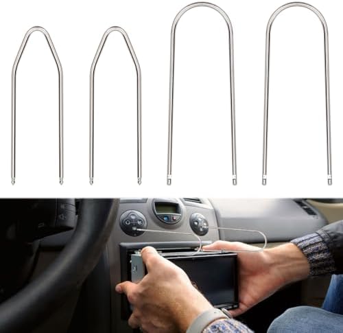 4pcs Radio Release Keys Extraction Tool,Radio Removal Tool Key Tool ...