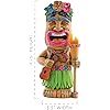 Amazon.com: Darware Tiki Queen Solar Garden Statue, Solar-Powered ...
