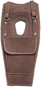 Apex Comfort Designer Hand-Stitched Genuine Leather Tank Cover for RE ...