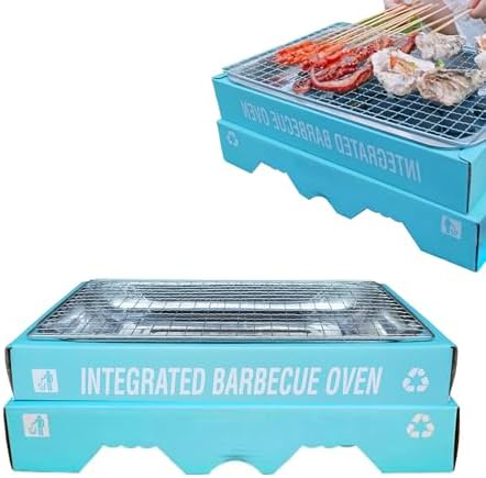 Amazon.com: Charbox Portable/Disposable BBQ Charcoal Grill/Lasts 3 ...