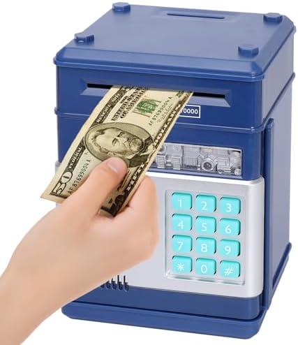 Amazon.com: Yoego Piggy Bank for Kids,Electronic Password Piggy Bank ...