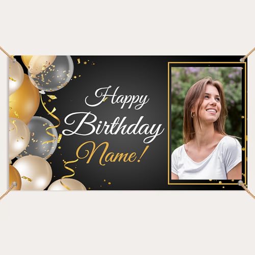 Best Personalized Birthday Banners With Photos for Party Memories ...