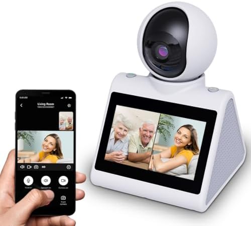 Amazon.com : ZOSI Two Way Video Calling Camera with 2.8 inch HD Screen ...