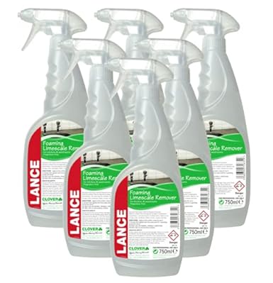 Clover Chemicals 524 Lance Foaming Limescale Remover, 750 mL, Pack of 6 ...