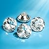 DEAYOU 150 PCS 25MM Rhinestone Crystal Buttons, Clear Upholstery ...