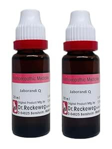 Buy JABORANDI Q 20ML DR RECKEWEG GERMANY (PACK OF 2) Online at Low ...