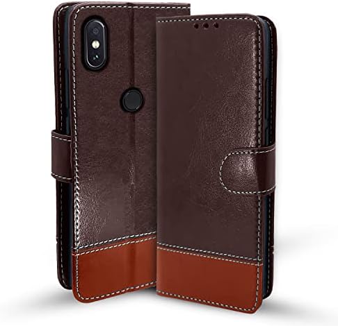 Pikkme Mi Redmi Y2 Flip Cover | Dual-Tone PU Leather Finish | Wallet ...