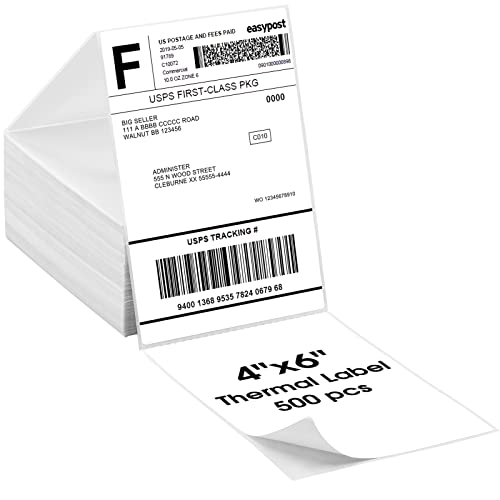Snapklik.com : MaxGear 4 X 6 Direct Thermal Labels, 500 Labels, Fanfold ...