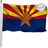 Amazon.com : AMZFLAG Arizona State Flag 3x5 ft Outdoor, Heavy Duty 3 ...
