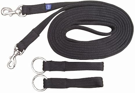 William Hunter Equestrian Eclipse Padded Draw Reins With Girth ...