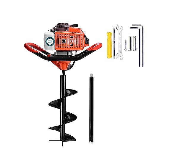 DVI 72CC Earth Auger Machine with 2 Stroke Petrol Engine, Plantation ...