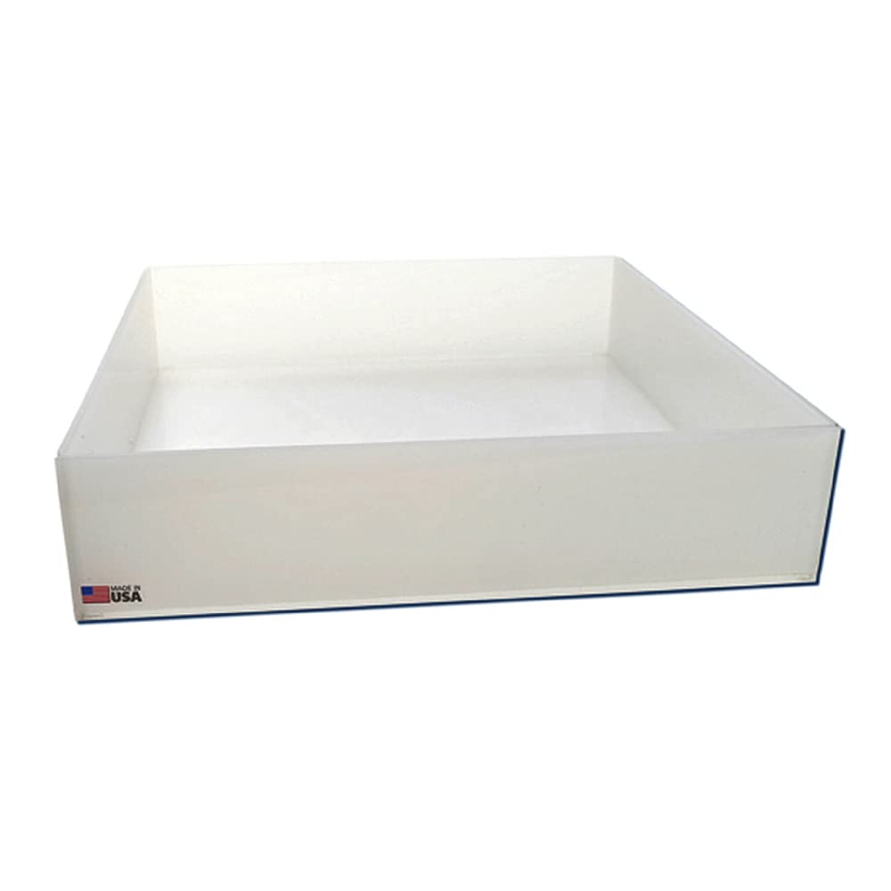 Dynalon 109914 Polyethylene (HDPE) Heavy Duty Rectangular Lab Tray, 16 ...