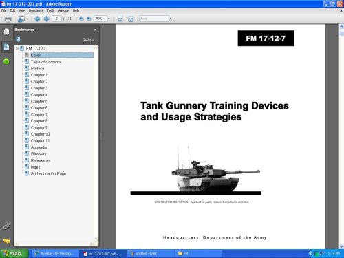 Tank Gunnery Training Devices And Usage Strategies (U.S. Army Field ...