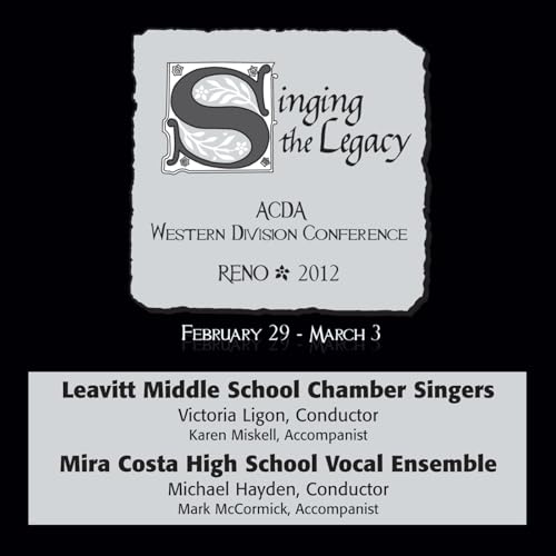 Amazon.com: 2012 American Choral Directors Association, Western ...