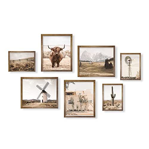 Amazon.com: Rustic Farmhouse Bathroom Poster - Boho Western Decor ...