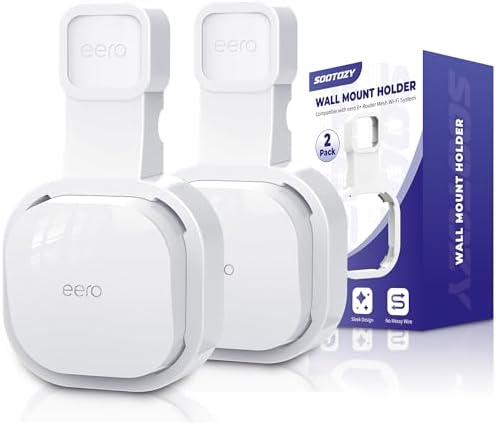 Amazon.com: Wall Mount Holder for eero 6 and for eero 6+ Router Mesh Wi ...