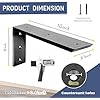 Amazon.com: Countertop Support Bracket 10 inch 3 Pack Granite ...