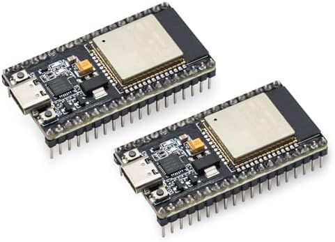 ESP32 ESP-32S ESP-WROOM-32 Development Board,2,4 GHz ESP32 USB C WLAN WiFi Bluetooth CP2102 Chip ...