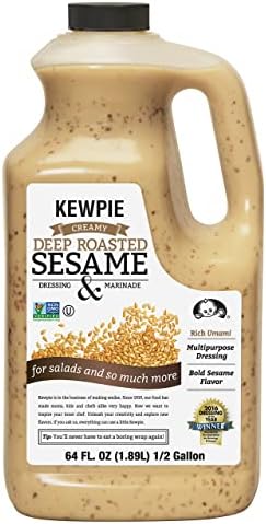 Amazon.com : Kewpie Deep Roasted Sesame Dressing, 64 Ounce : Grocery ...