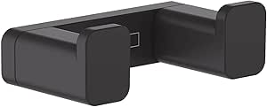 Hansgrohe AddStoris 3-inch Double Hook in Matte Black, 41755670 ...