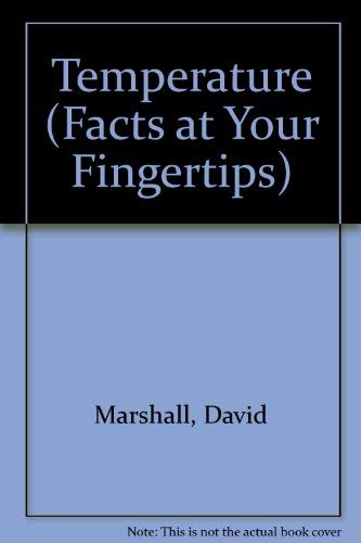 Amazon.com: Temperatureltergprogy: 9780750012928: David Marshall: Books
