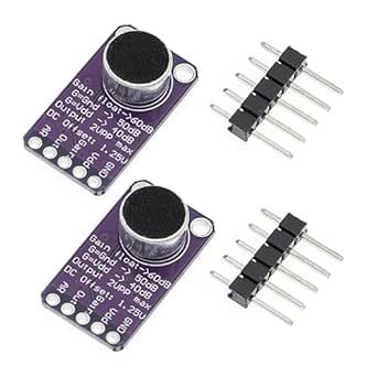 HiLetgo 2pcs MAX9814 Microphone Amplifier Sensor Module AGC Amplifier ...