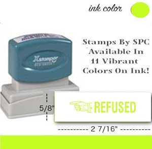 Amazon.com : Stamps By SPC // XSTAMPER // DESIGN: Refused [SPC334 ...