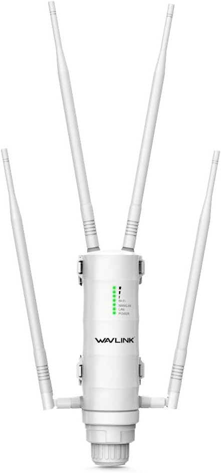 WAVLINK AC1200 Outdoor WiFi Long Range Extender, High Power ...