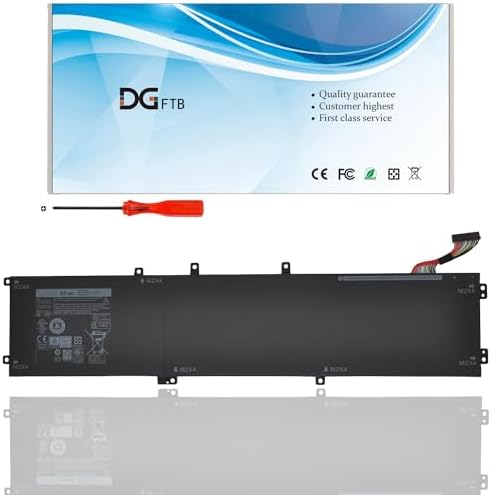 Amazon.com: DGFTB 6GTPY 97Wh New Laptop Battery for Dell XPS 15 9550 ...