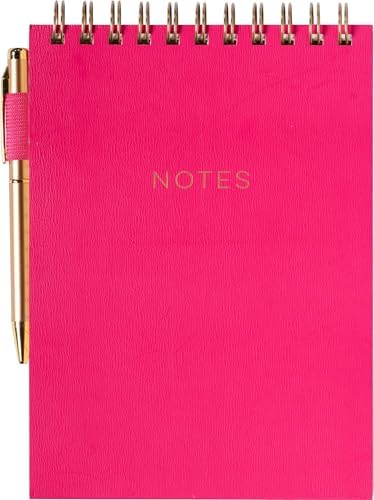 Amazon.com : Eccolo Lined Top Spiral Notebook, Flexi-Cover Steno Pad ...