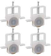 4-Pack Steel Sliding Screen Door Rollers Replacement,1" Height ...