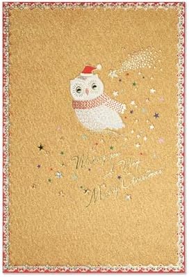 Amazon | G.C.PRESS（ジーシープレス）ポストカード クリスマス シロフクロウ 013-12 | グリーティングカード | 文房具・オフィス用品