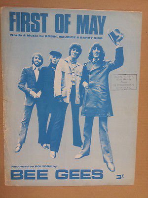 song sheet FIRST OF MAY Bee Gees 1969 | Amazon.com.br