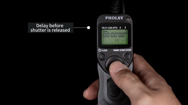 Watch PHOLSY Timer Remote Control Cable with Intervalometer on Amazon Live