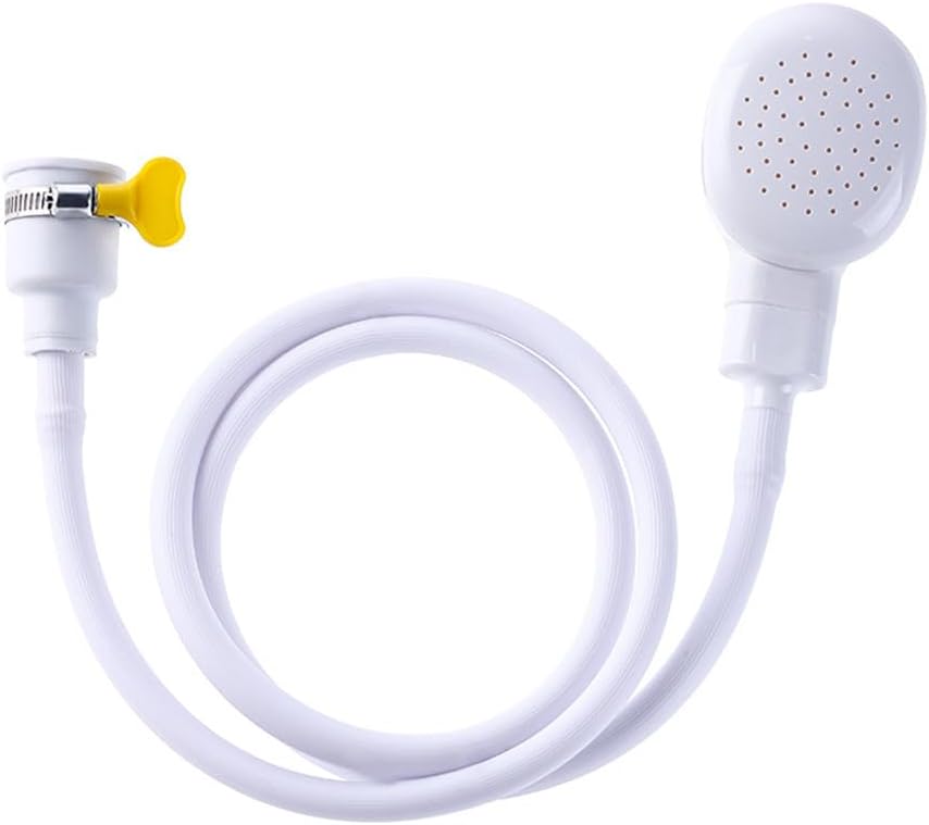 Portable Rubber Hose Spray, Pet Shower Head Single Tap Shower Head Hose ...