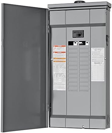 Square D - HOM1224M100PRB Homeline 100 Amp 12-Space 24-Circuit Outdoor ...