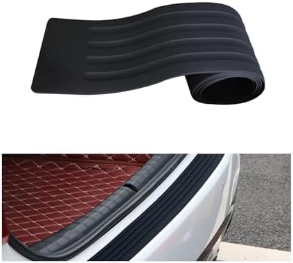 UYGTHI Car Rear Bumper Protector Strip – Universal Flexible Rubber ...
