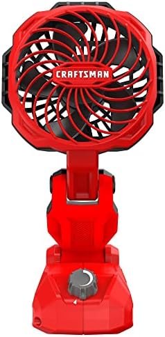 Amazon.com: CRAFTSMAN V20 Cordless Personal Fan, Misting Fan, Settings ...