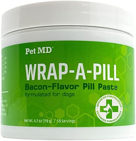Pet MD Wrap A Pill Bacon Flavour Pill Paste for Dogs - Create a Pocket ...