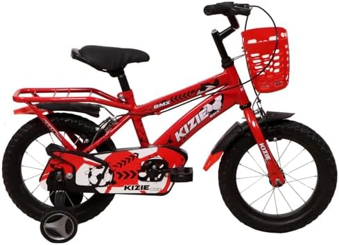Buy KIZIE BIKE 14 Inches Cycle For Kids 2 To 5 Years Boys And Girls Red ...