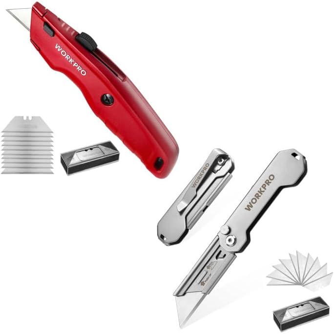 Knife: Mini Folding(2) + Retractable (1) - Amazon.com